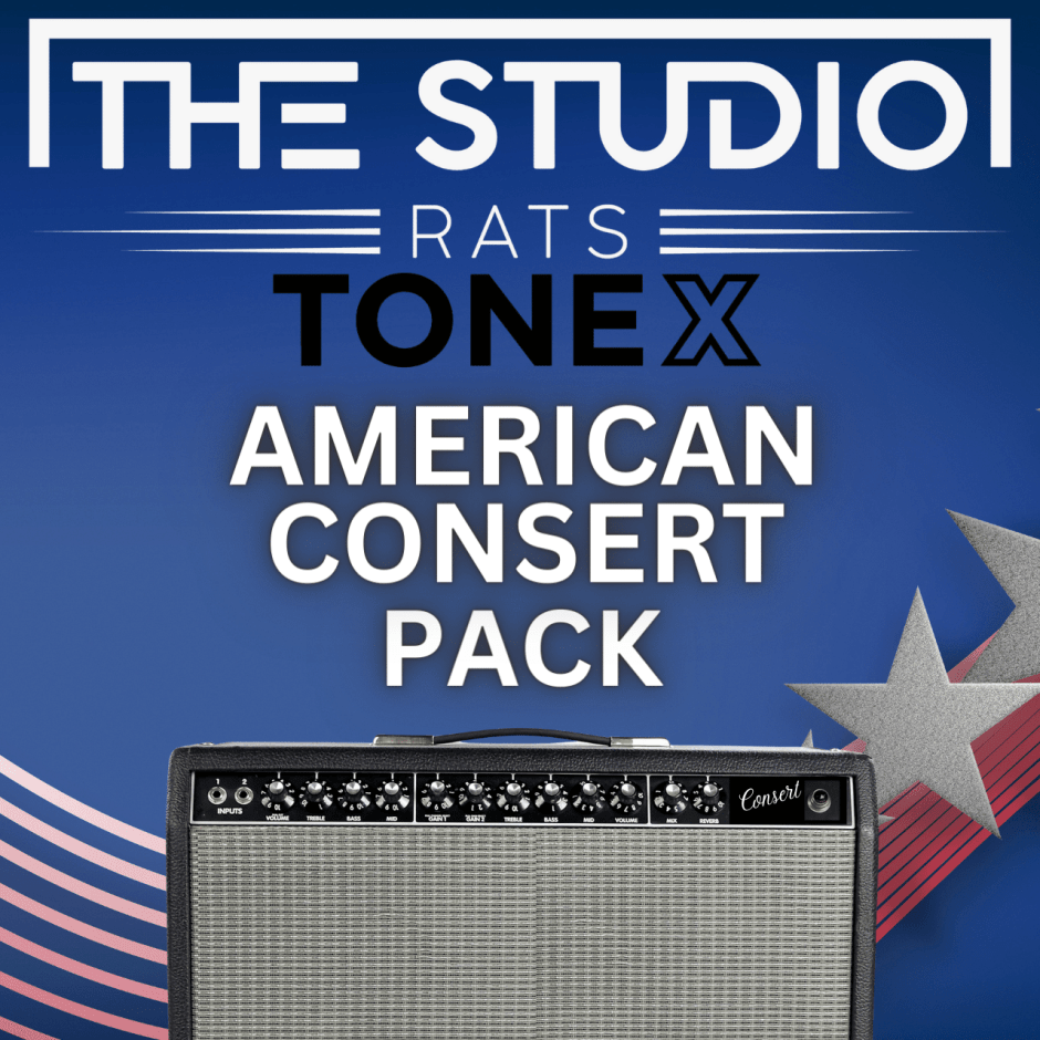 The Studio Rats TONEX American Consert Pack | Amp Pre-sets, Captures & Profiles