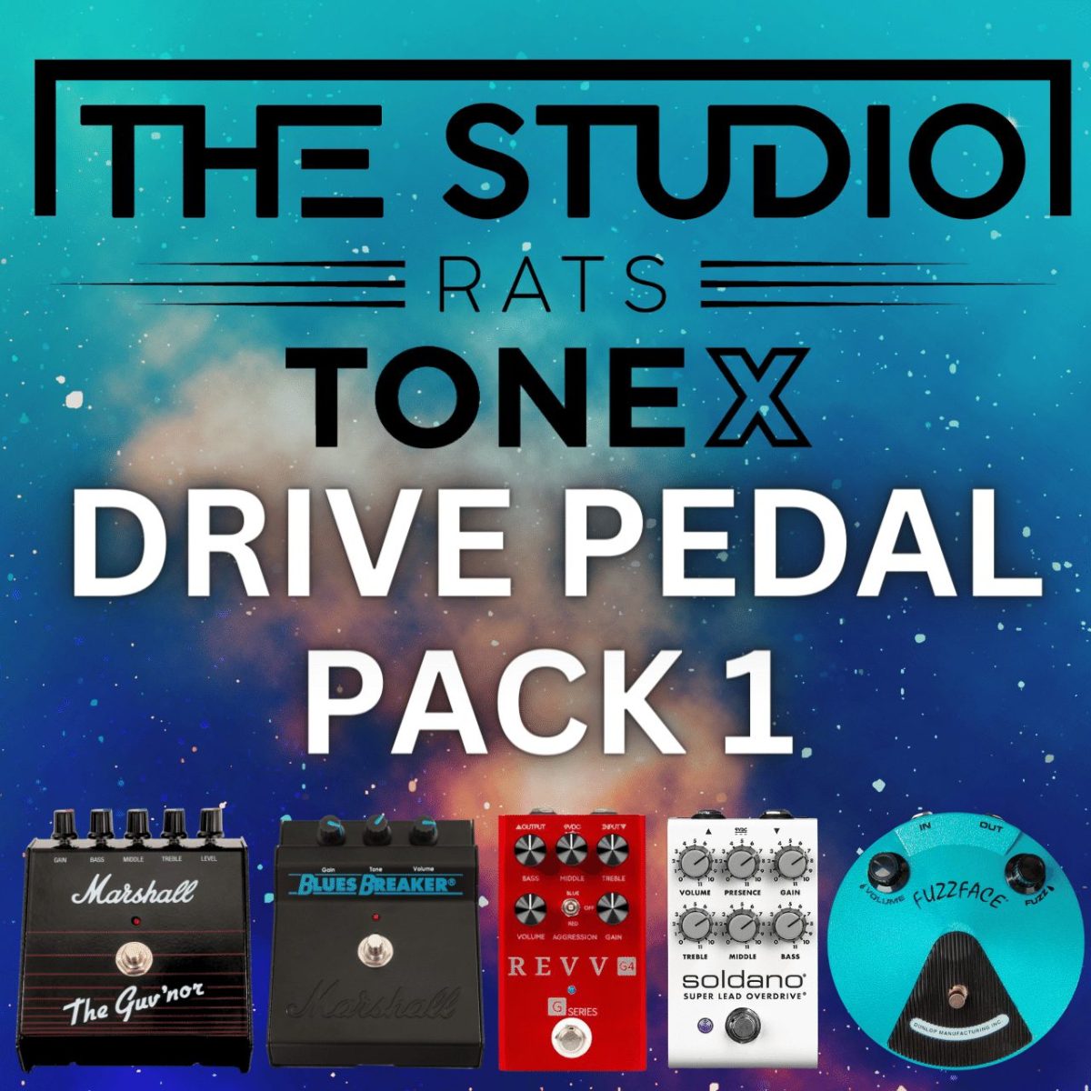 The Studio Rats Drive Pedal Pack 1 | Amp Pre-sets, Captures & Profiles